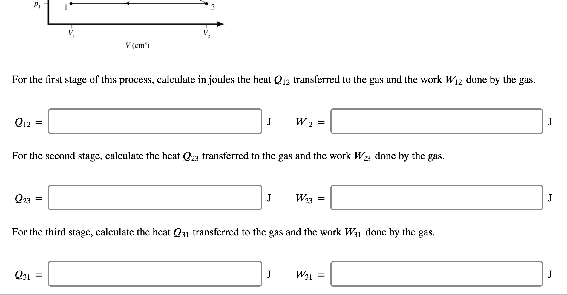 Solved A heat engine using a monatomic gas follows the cycle | Chegg.com