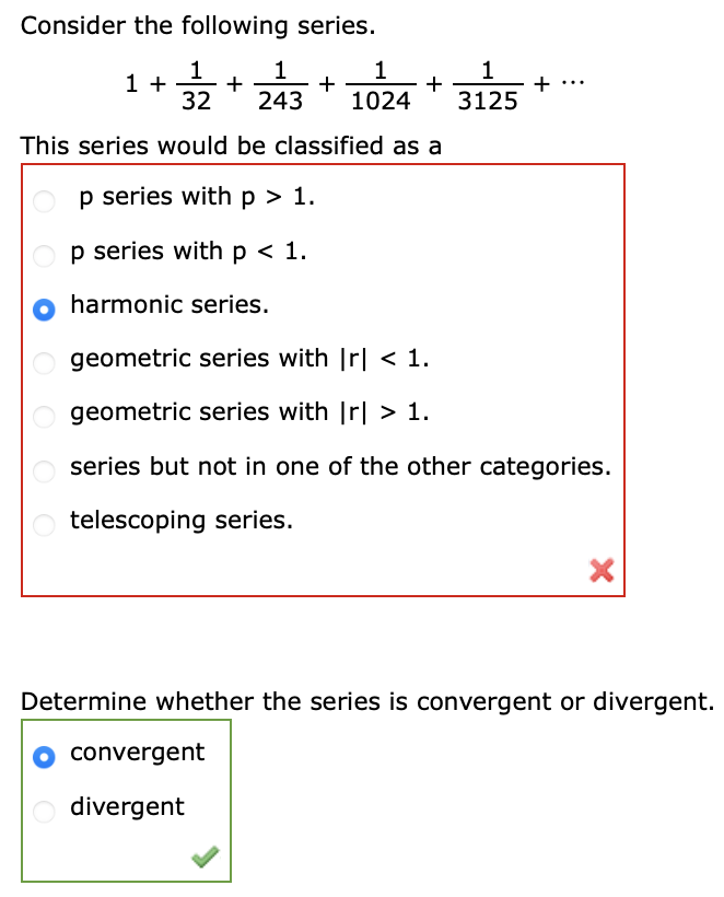 Solved Consider the following series. | Chegg.com