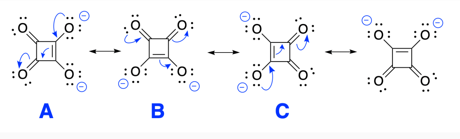 Solved Consider the following resonance structures for a | Chegg.com