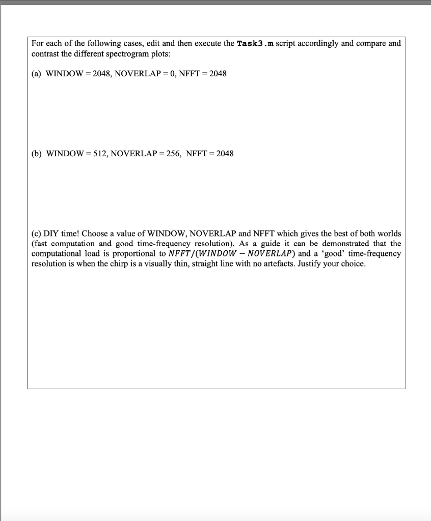 IMPORTANT! For Tasks 3 and 4 you will need to: 1) | Chegg.com