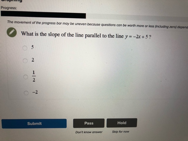 Solved Progress: The movement of the progress bar may be | Chegg.com