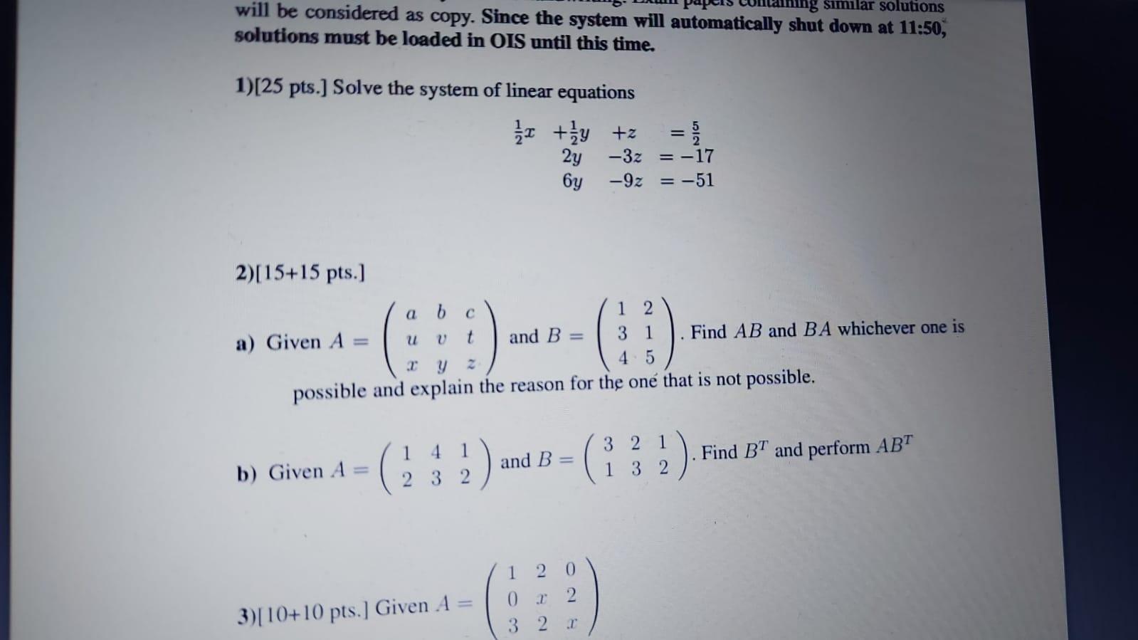 Solved ning similar solutions will be considered as copy. | Chegg.com