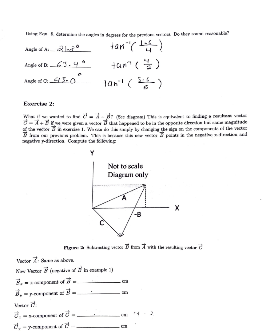 Solved Prelab for Vector Addition Questions Due at the | Chegg.com