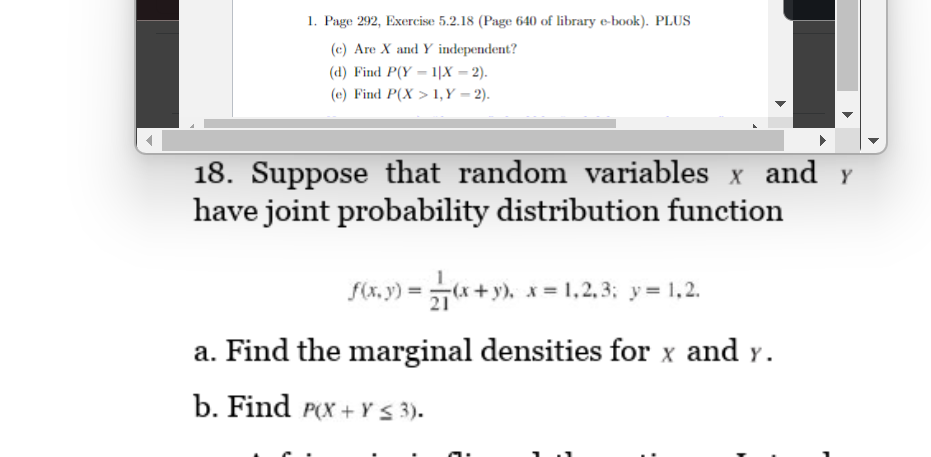 Solved Suppose that random variables x ﻿and Yhave joint | Chegg.com