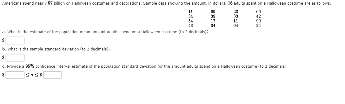 Solved Americans Spend Nearly 7 Billion On Halloween