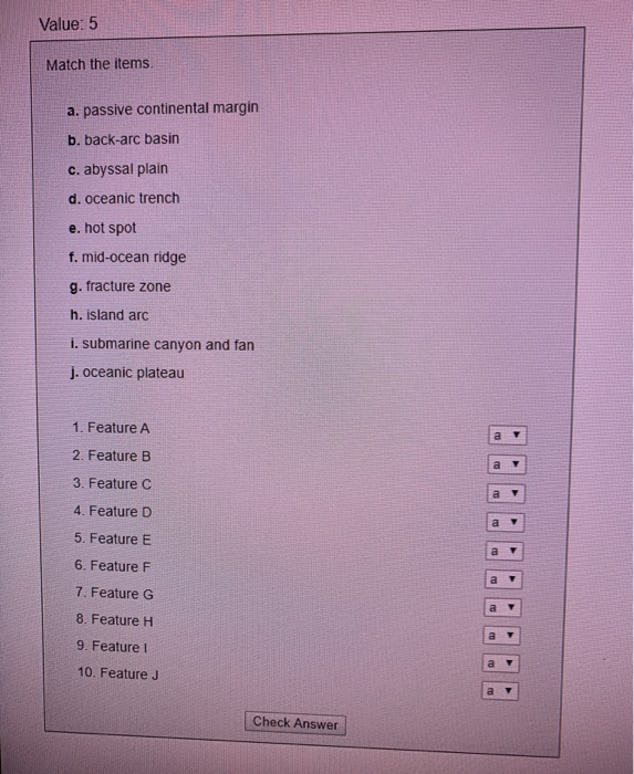 Solved Feature E Feature C Feature A Feature F Feature D 120 | Chegg.com
