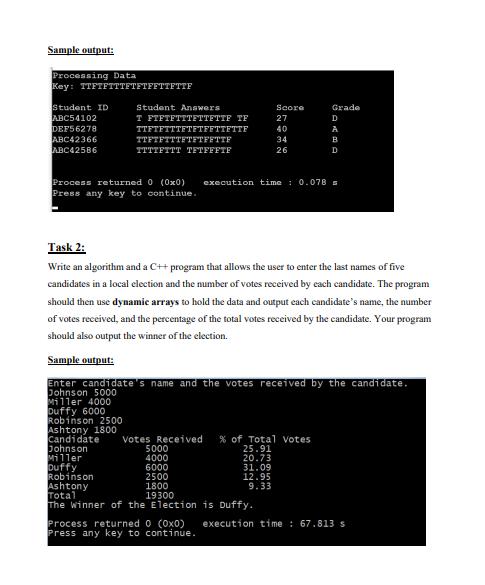 Solved Task 1: The history teacher at your school needs help | Chegg.com