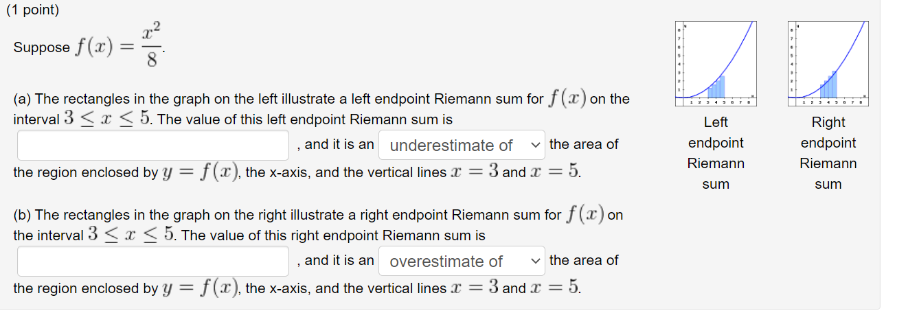 Solved Suppose f(x)=8x2 (a) The rectangles in the graph on | Chegg.com