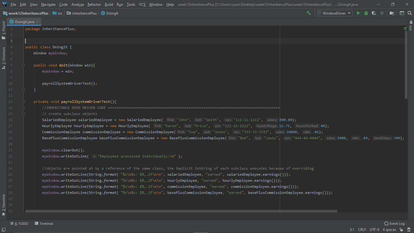 File Edit View Navigate Code Analyze Refactor Build | Chegg.com