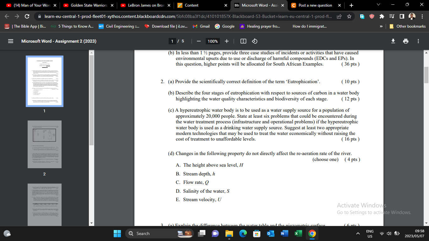 Solved 2. (a) Provide the scientifically correct definition | Chegg.com