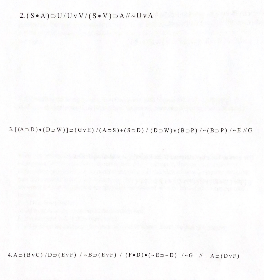 Solved determine whether the following are valid or invalid | Chegg.com