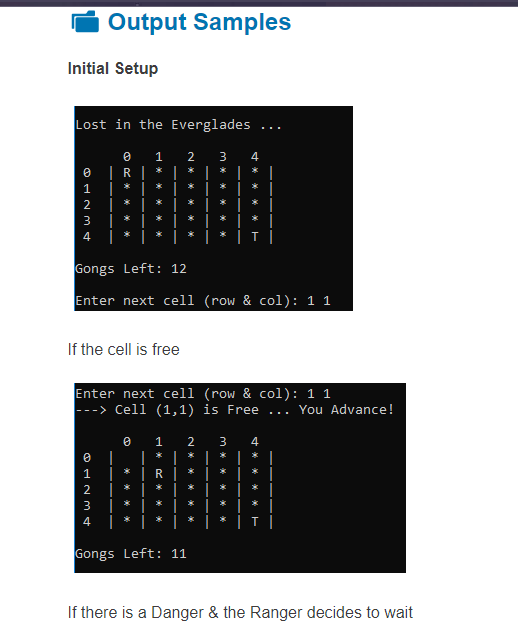 Solved Lost in the Everglades in an RPG (Role-Playıng-Game) | Chegg.com