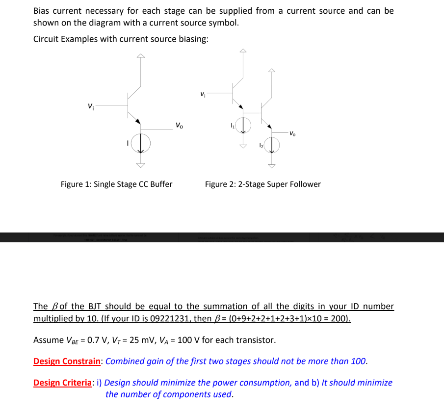 Term Project Design Of An Audio Amplifier Design An