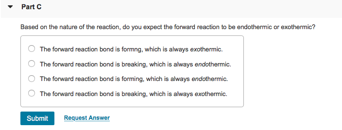 Solved Part A Assuming both forward and reverse reactions | Chegg.com Solved Part A Assuming both forward and reverse reactions | Chegg.com