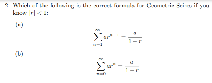 Solved a 2. Which of the following is the correct formula | Chegg.com