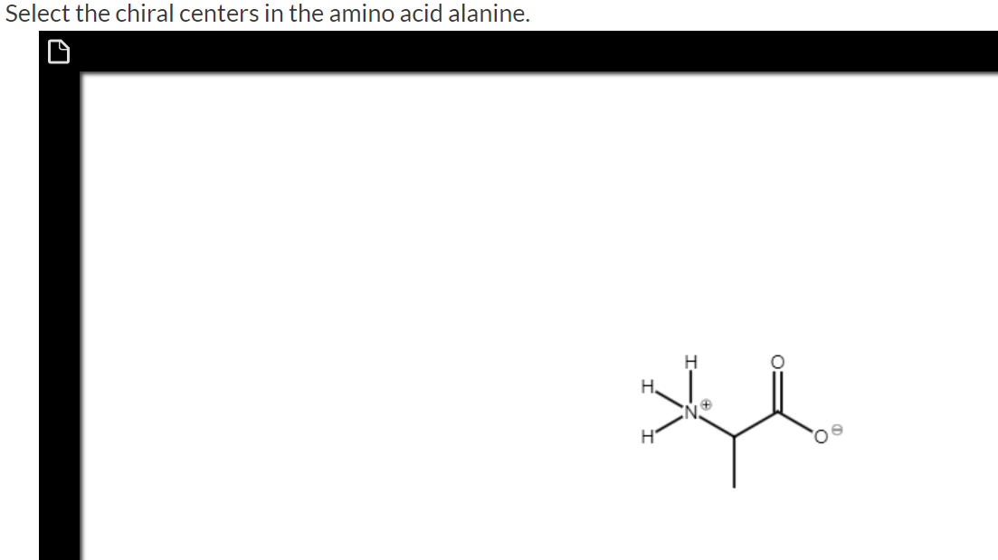 Solved Select the chiral centers in the amino acid | Chegg.com