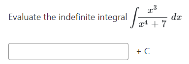 Solved Evaluate the indefinite integral \\( \\int | Chegg.com