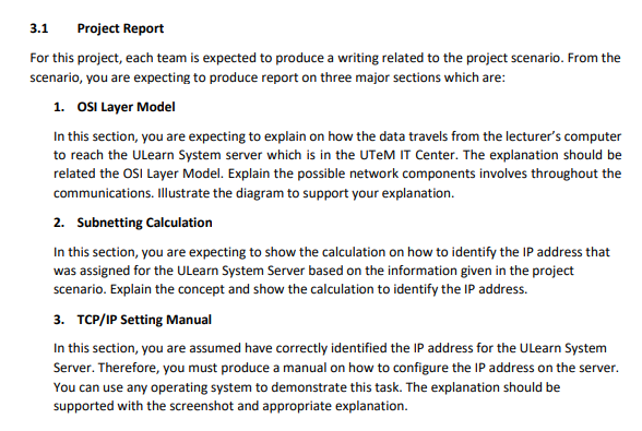 Solved 2.0 Project Scenario This scenario of this project is | Chegg.com