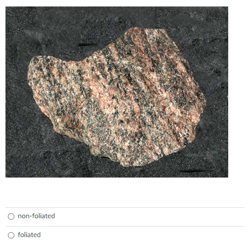 Solved Topic: Identify the texture of unknown metamorphic | Chegg.com