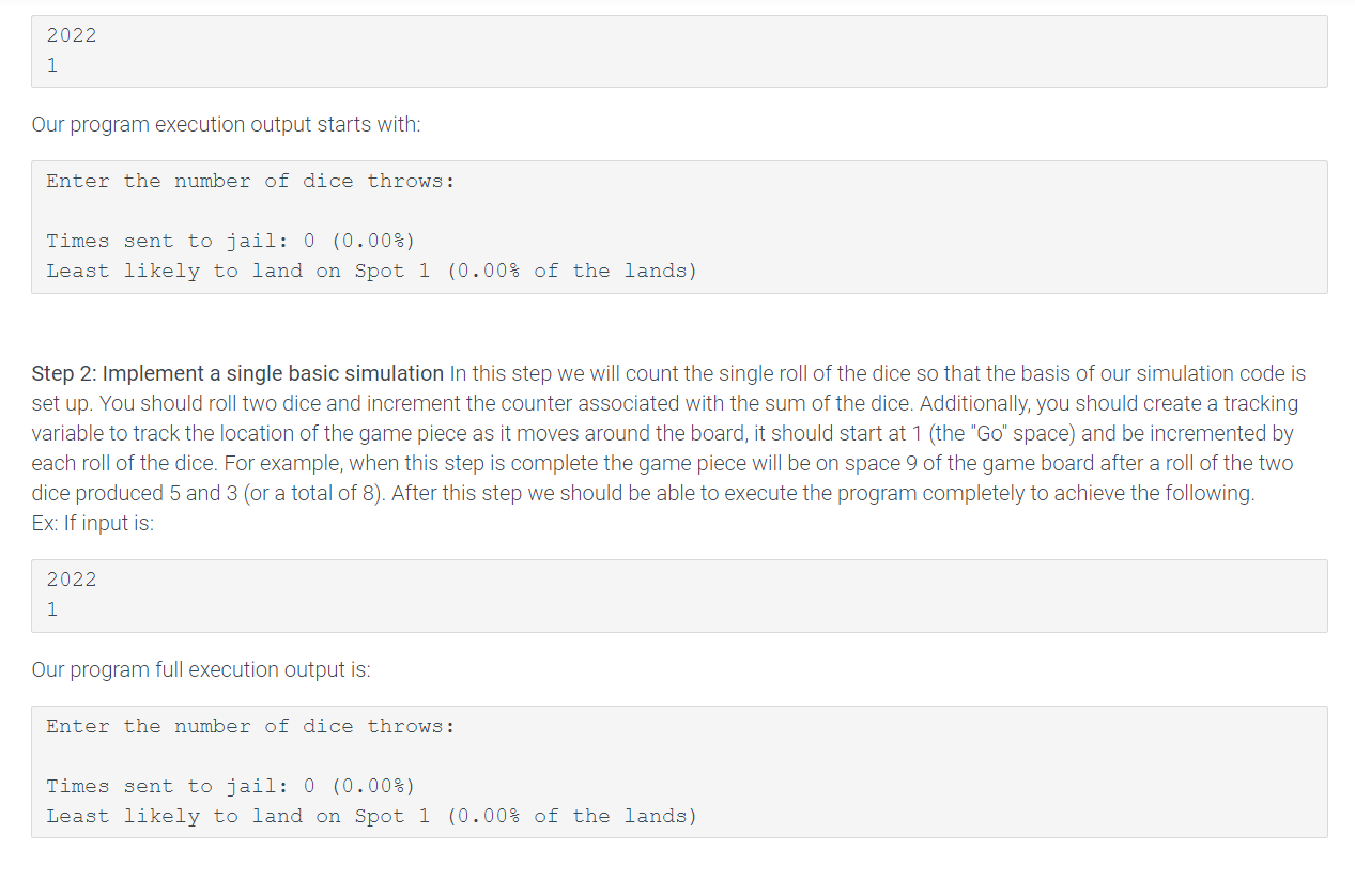 Solved 18.4 Project 4: Monte Carlo Simulation Summary Within | Chegg.com