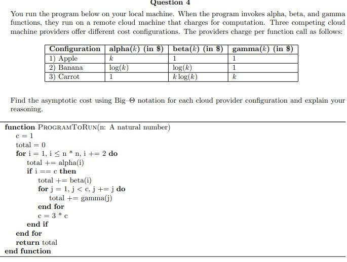 Solved You run the program below on your local machine. When | Chegg.com