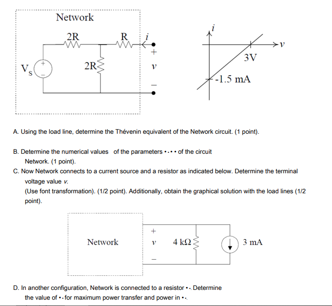 Solved This problem considers a circuit called Network | Chegg.com