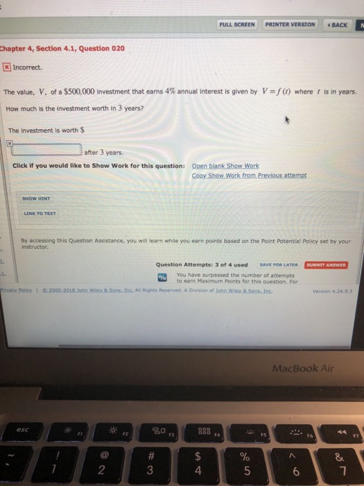 Solved ignment Chapter 4, Section 4.1, Question 016-017 区] | Chegg.com