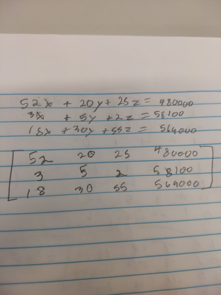 Solved How do you do this with guass elimination and | Chegg.com