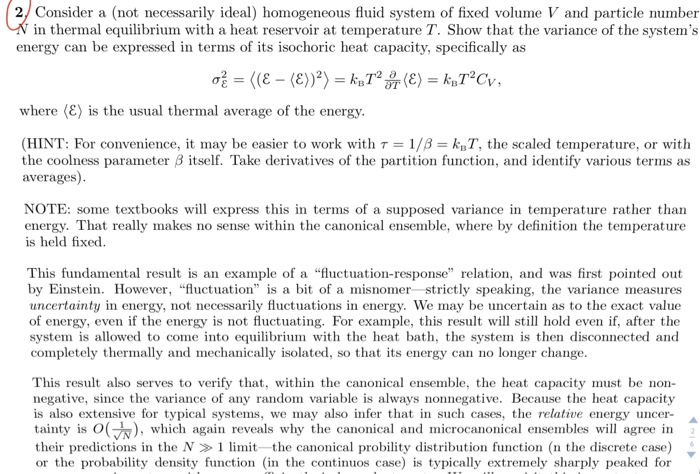 Solved 2 Consider a (not necessarily ideal) homogeneous | Chegg.com