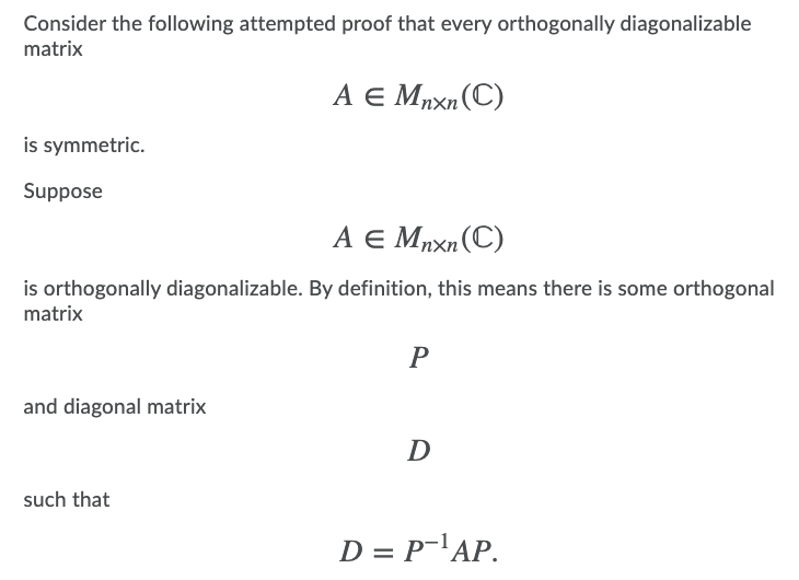 Solved Consider the following attempted proof that every | Chegg.com