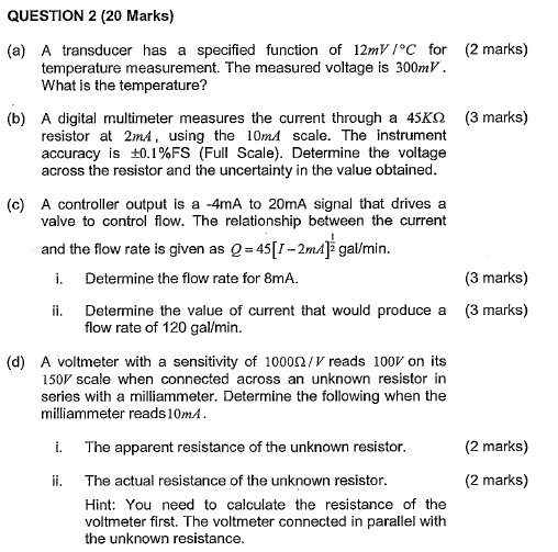 Solved This is Process Control & Instrumentation Questions. | Chegg.com