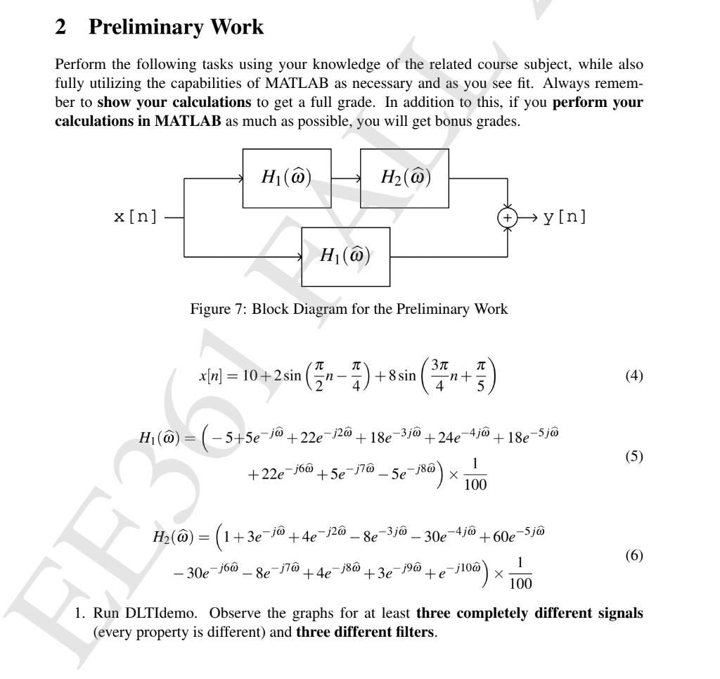 2 Preliminary Work Perform the following tasks using | Chegg.com