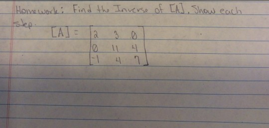 Solved Chill Matrix Inverse Theorem: Finding the Inverse If | Chegg.com