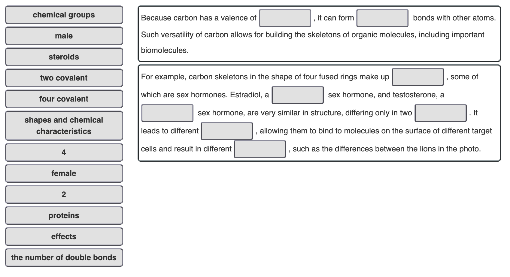 Solved Chemical Groups Because Carbon Has A Valence Of It