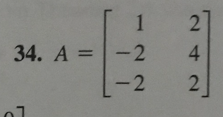 Solved Linear Transformation Given by a Matrix In Exercises | Chegg.com