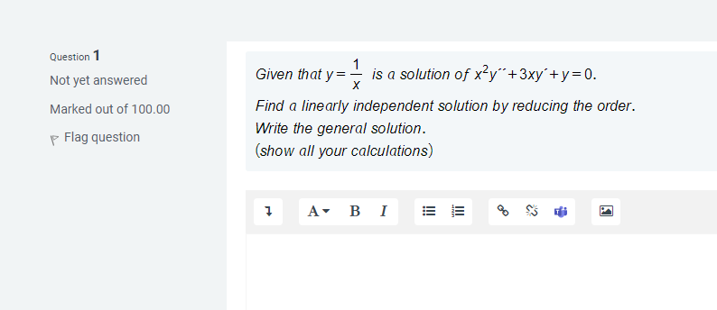 Solved + Question 1 Not yet answered Marked out of 100.00 p | Chegg.com