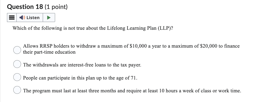 Solved What happens to your RESP plan if your child does not | Chegg.com