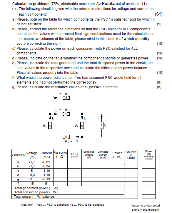 Solved (10) Calculation problems (75%, obtainable maximum 75 | Chegg.com