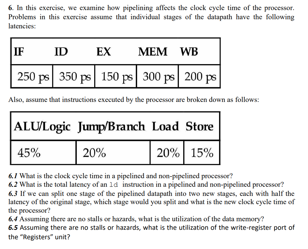 Solved 1. In this exercise, we examine in detail how an | Chegg.com