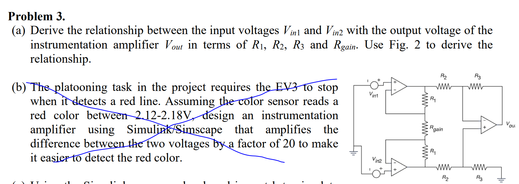 Solved (a) Derive the relationship between the input | Chegg.com