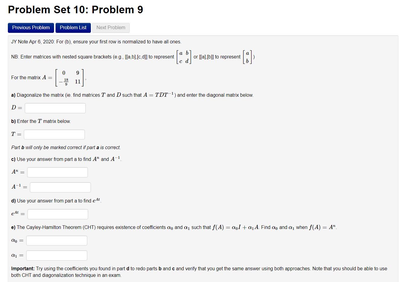 Solved Problem Set 10: Problem 8 Previous Problem Problem | Chegg.com