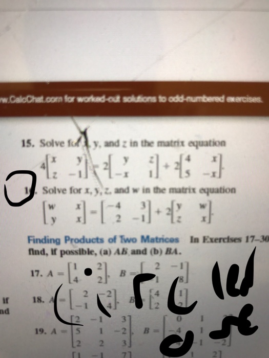 How To Solve A Matrix Equation For X Y And Z - Tessshebaylo
