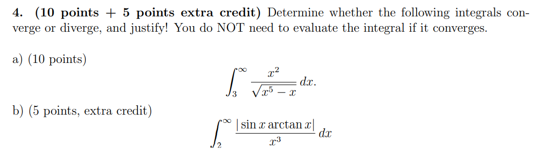 Solved 4. (10 points + 5 points extra credit) Determine | Chegg.com