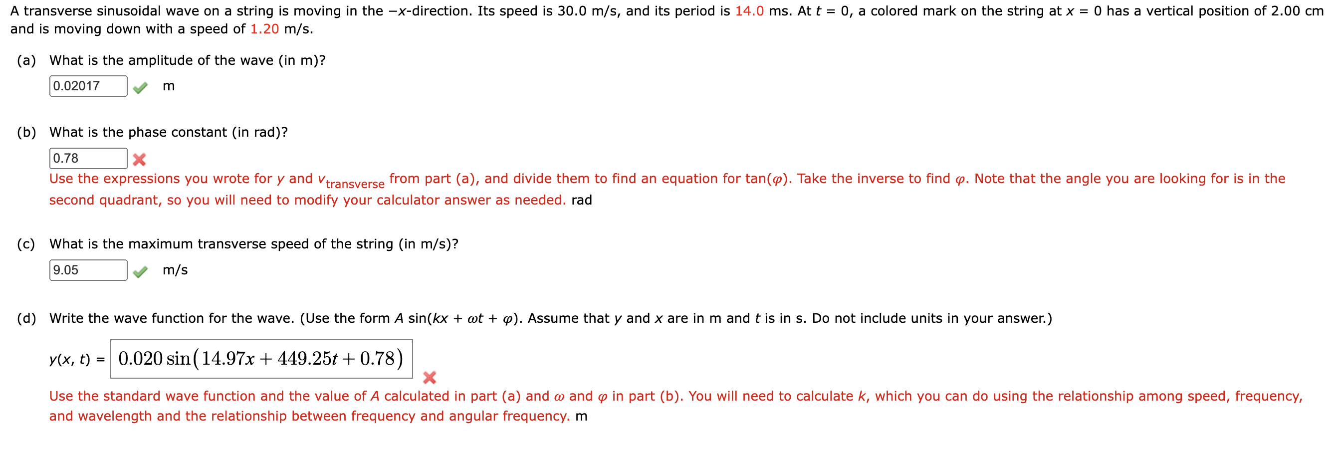 Solved and is moving down with a speed of 1.20ms.(a) ﻿What | Chegg.com