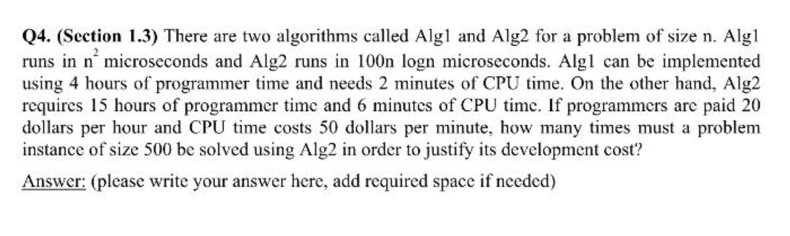 Solved Q3. (Section 1.2.) Under what circumstances, when a | Chegg.com