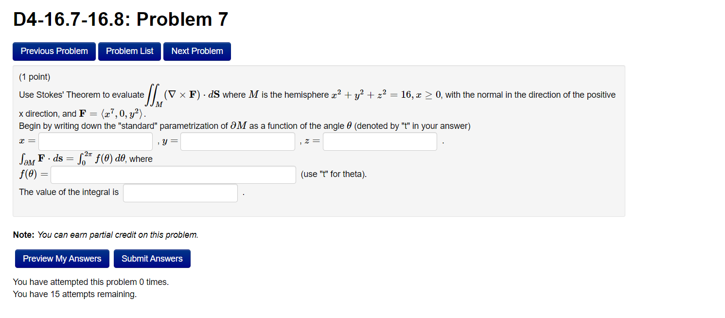 Solved D4-16.7-16.8: Problem 7 Previous Problem Problem List | Chegg.com