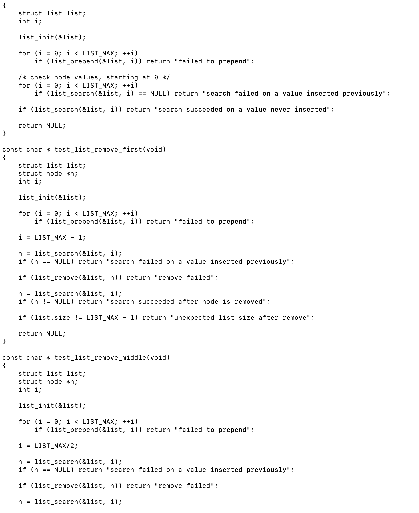 Solved 5 test functions: 2 test functions that test the | Chegg.com
