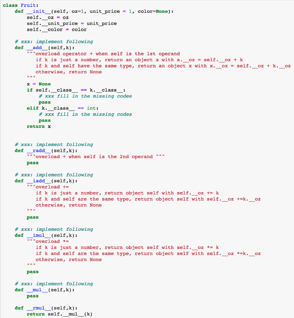 Solved # A: Fruit Arithmetics (Total 30pt) * vs * Topics: * | Chegg.com