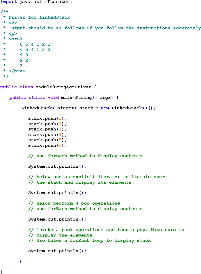 Solved Use the code from the SinglyLinkedList collection | Chegg.com