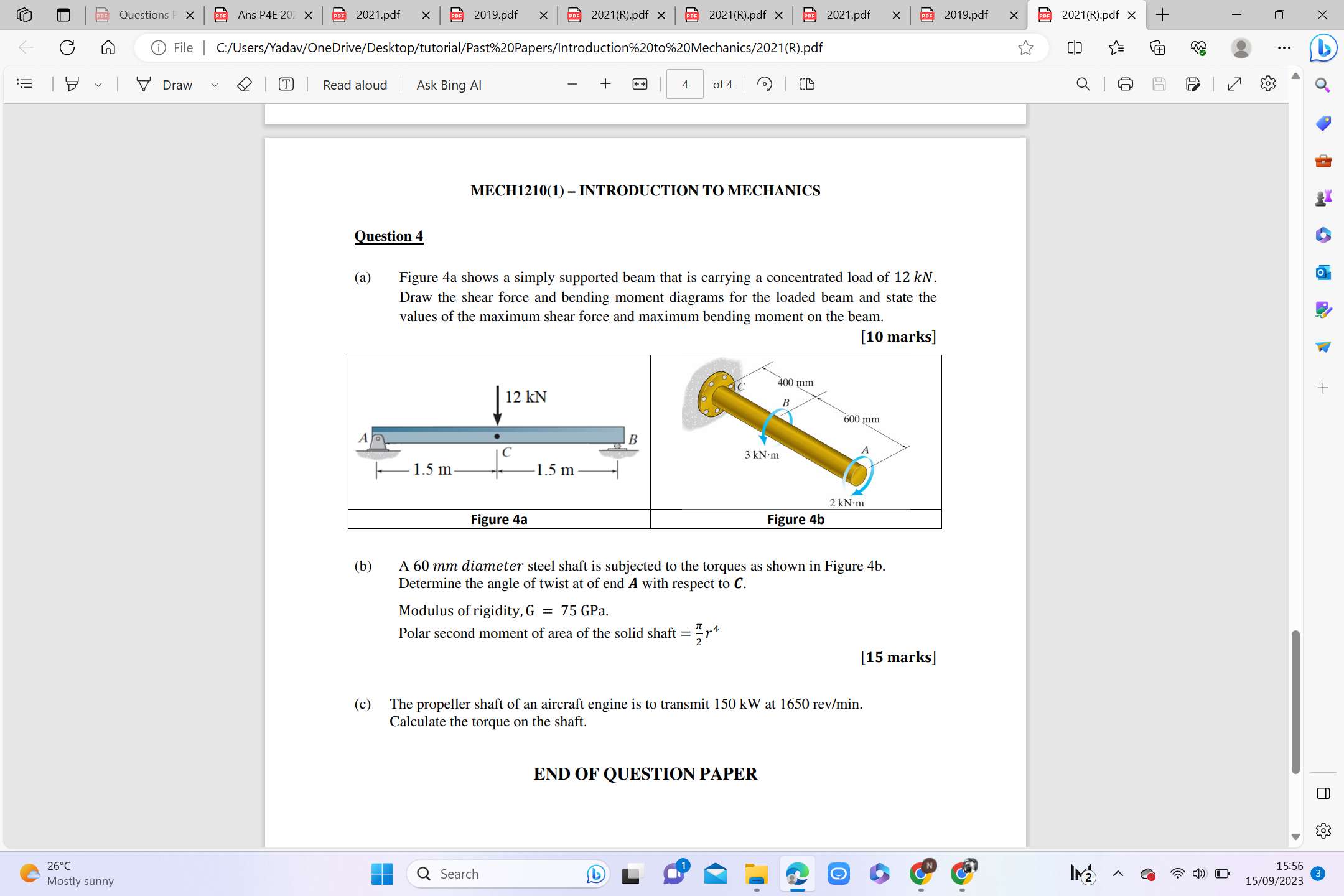 Solved Question 3 Figure 3 shows the cross-section of a | Chegg.com